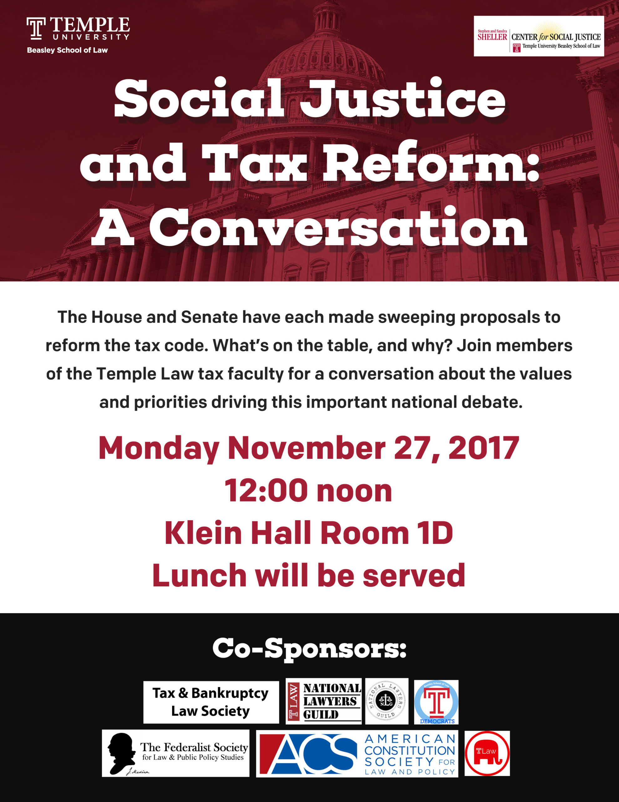 Upcoming conversation on tax reform and social justice - Stephen and ...